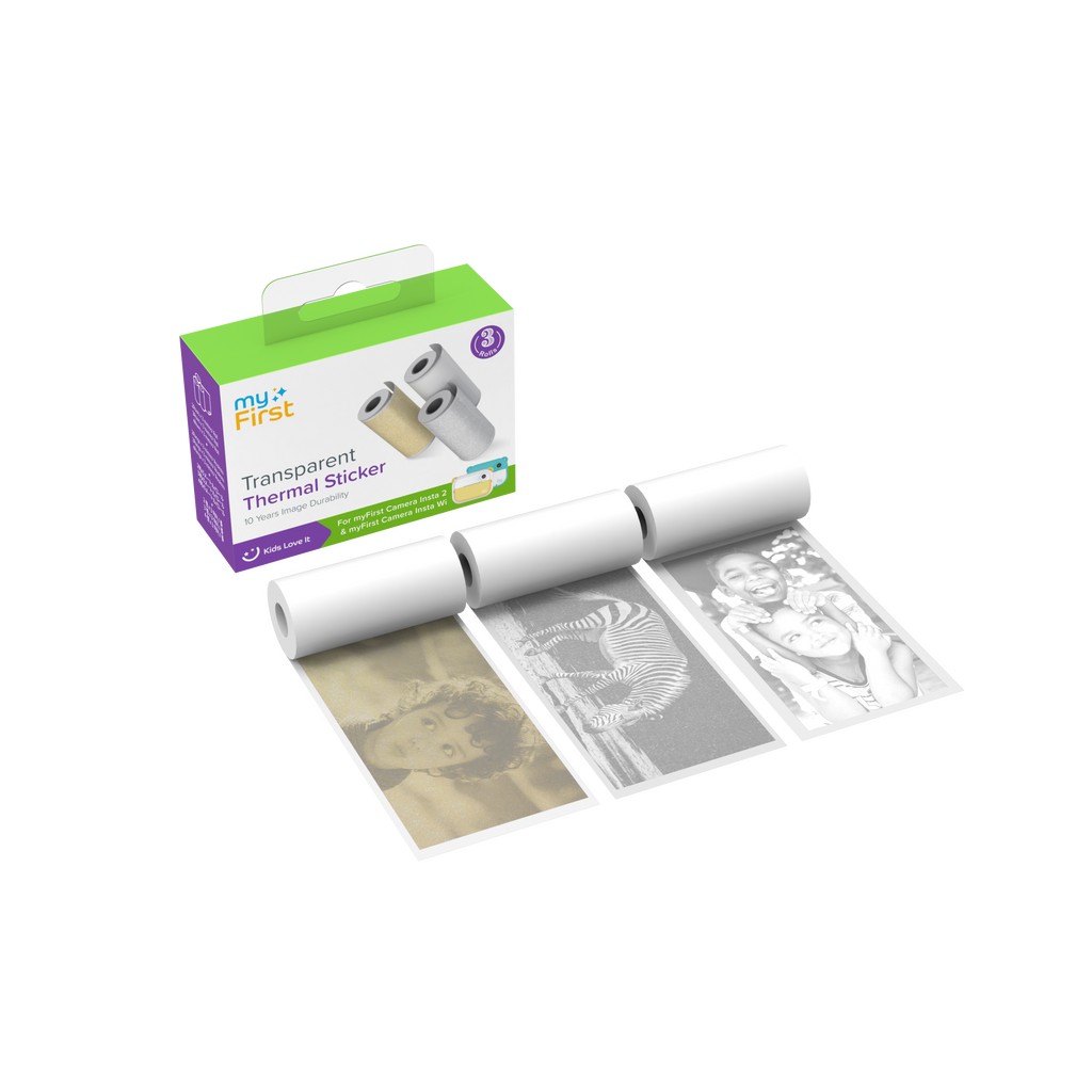 Thermal Sticker Transparent Gold Silver for myFirst Camera Insta 2/Ins